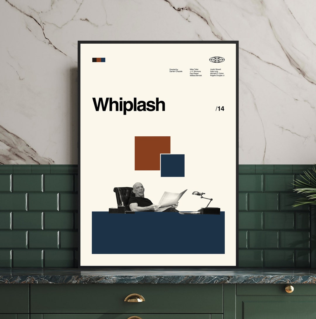 Whiplash Poster Whiplash Gifts Whiplash Print Minimalist - Etsy