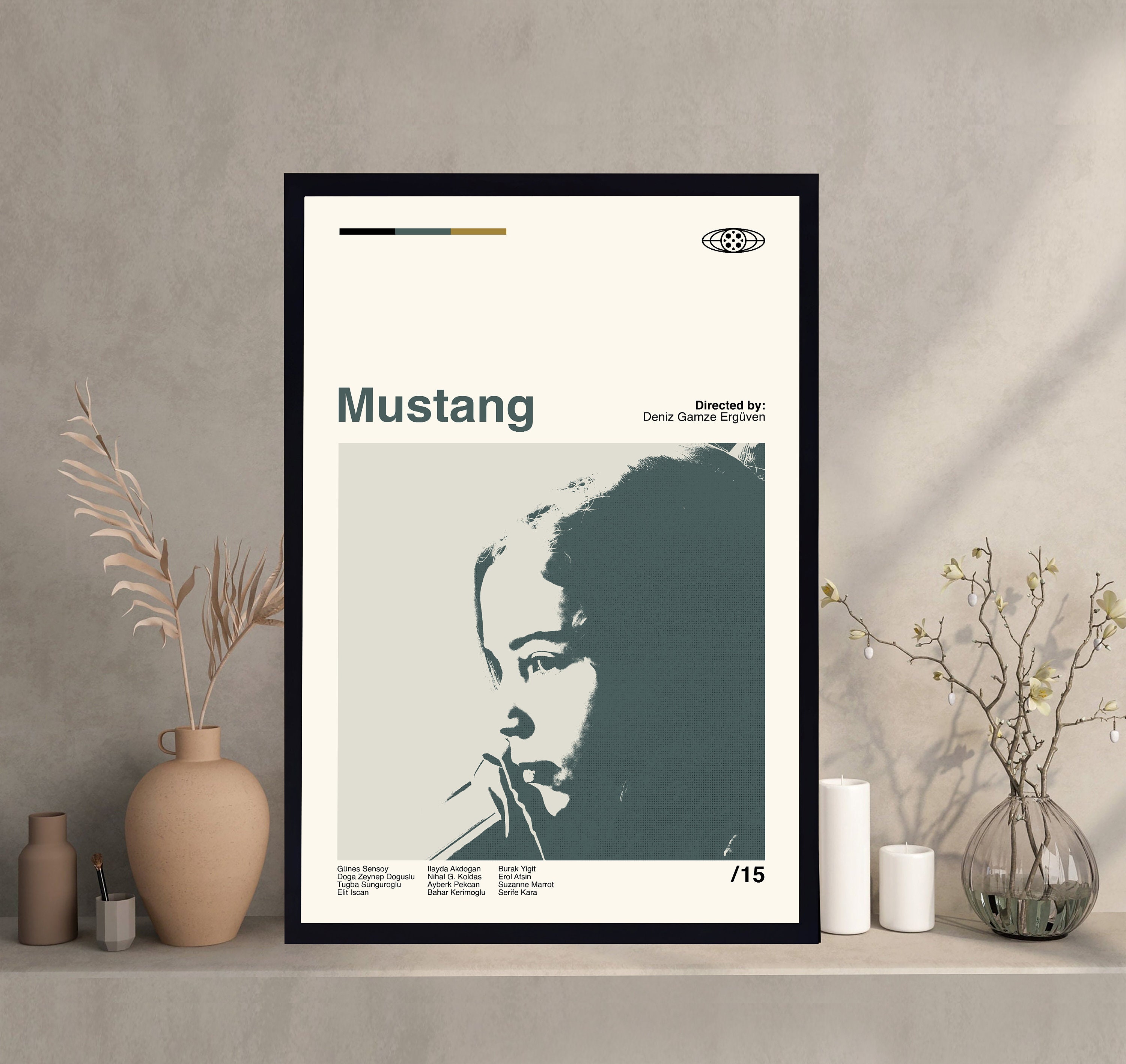 Mustang Poster, Mustang Movie, Mustang Print, Classic Movie, Custom Art ...