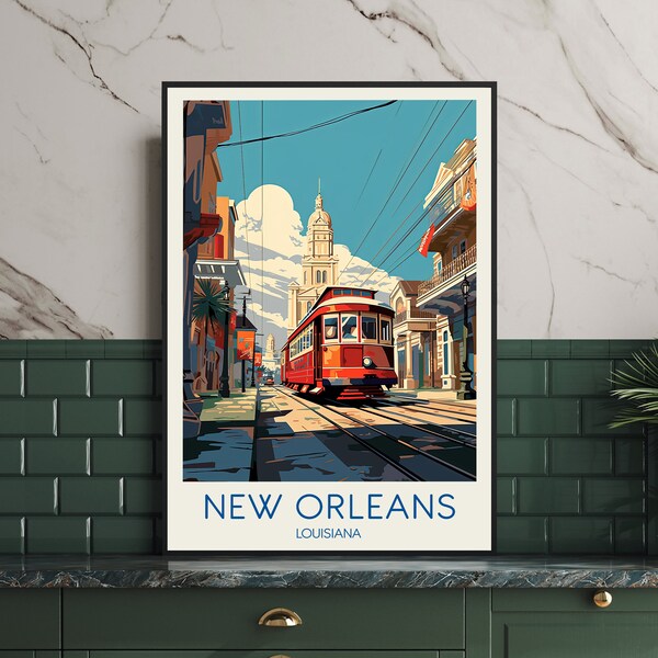 New Orleans Poster - Etsy