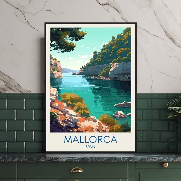 Mallorca Poster - Etsy