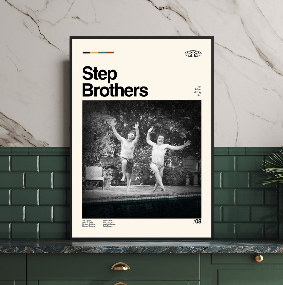 Step Brothers Poster Step Brothers Movie Retro Movie Poster - Etsy
