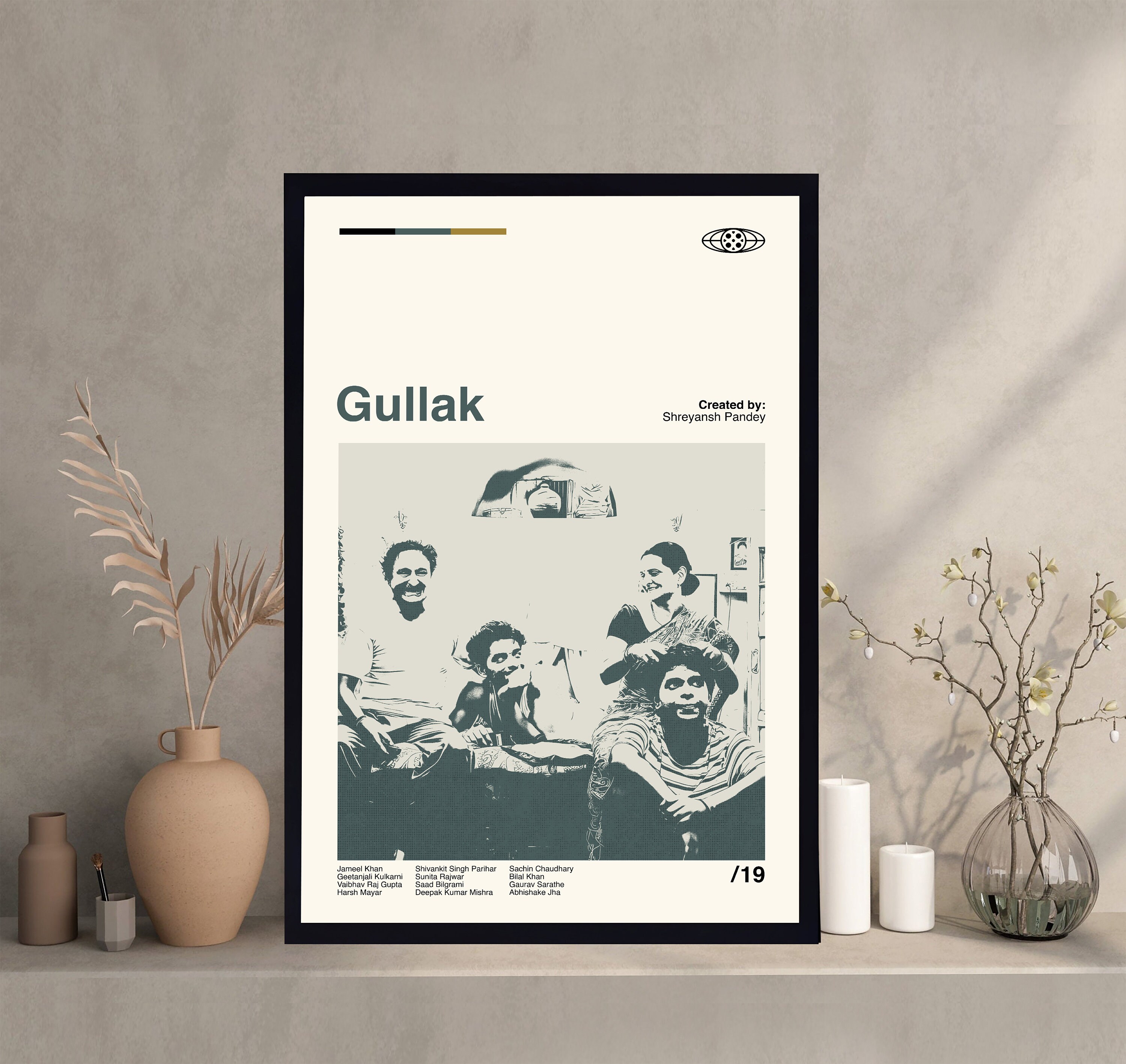 Gullak Movie Poster, Gullak Poster, Minimalist Movie Poster, Vintage ...
