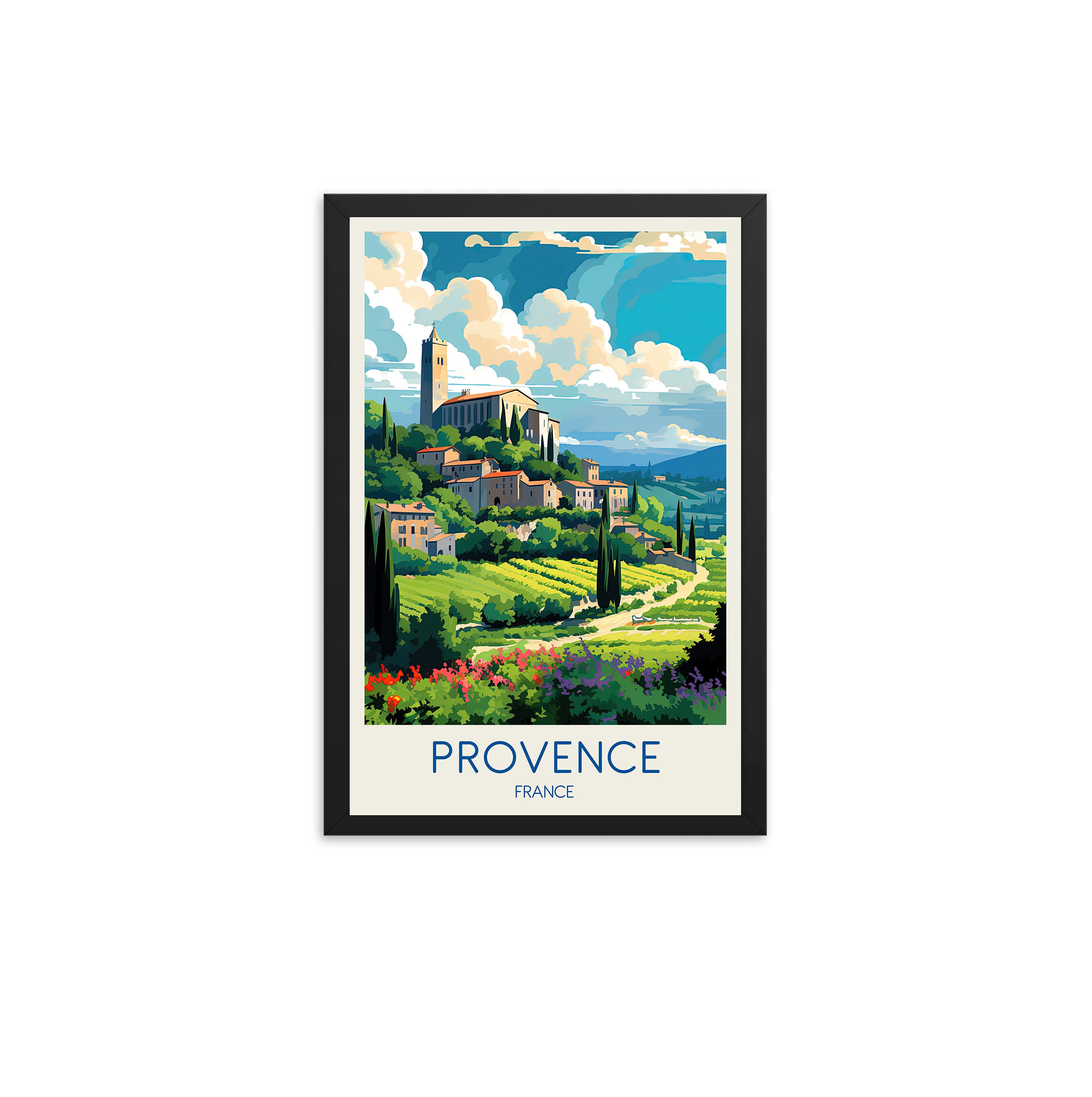 Provence Travel Poster, France Poster, Provence Poster, Provence Print ...