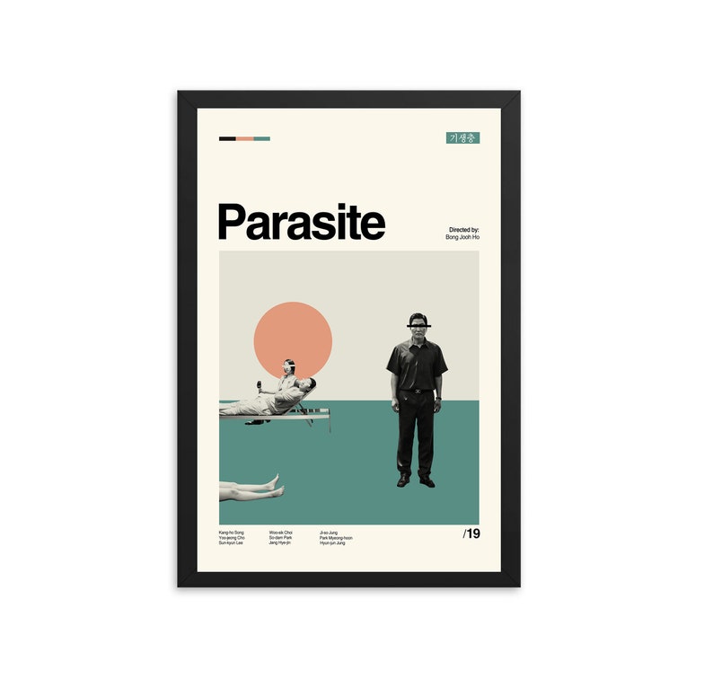 Parasite Poster Parasite Movie Custom Poster Minimalist - Etsy