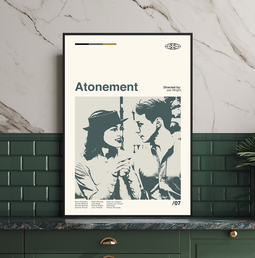 Atonement Movie Poster, Atonement Poster, Minimalist Art, Vintage ...