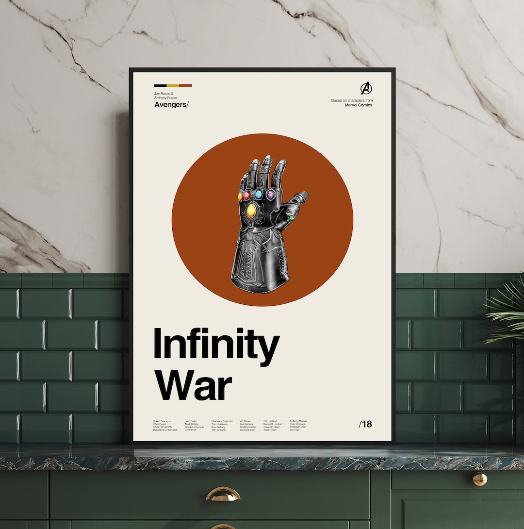 Infinity War Poster Star War Poster Retro Movie Poster - Etsy Australia