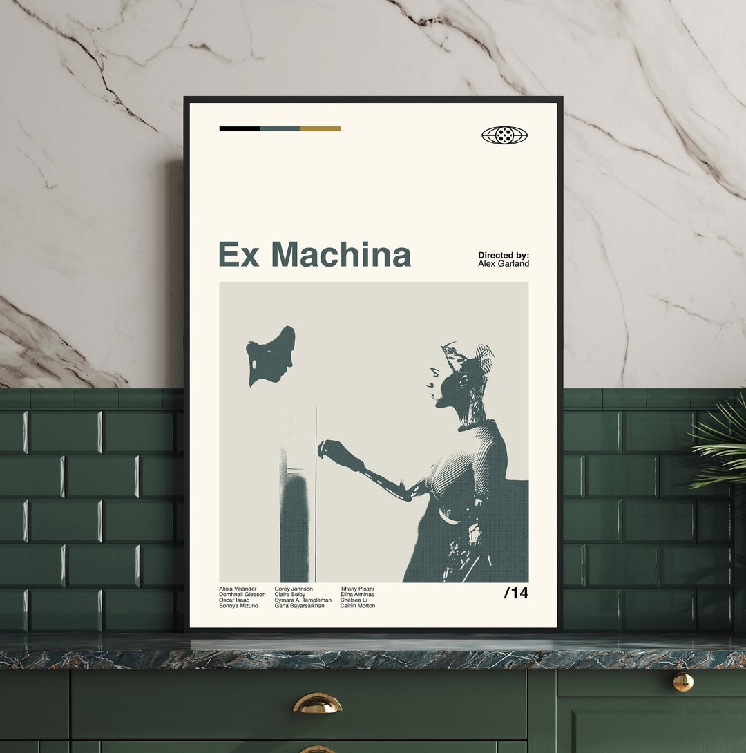 Ex Machina Movie, Ex Machina Movie Poster, Vintage Poster, Retro Poster ...