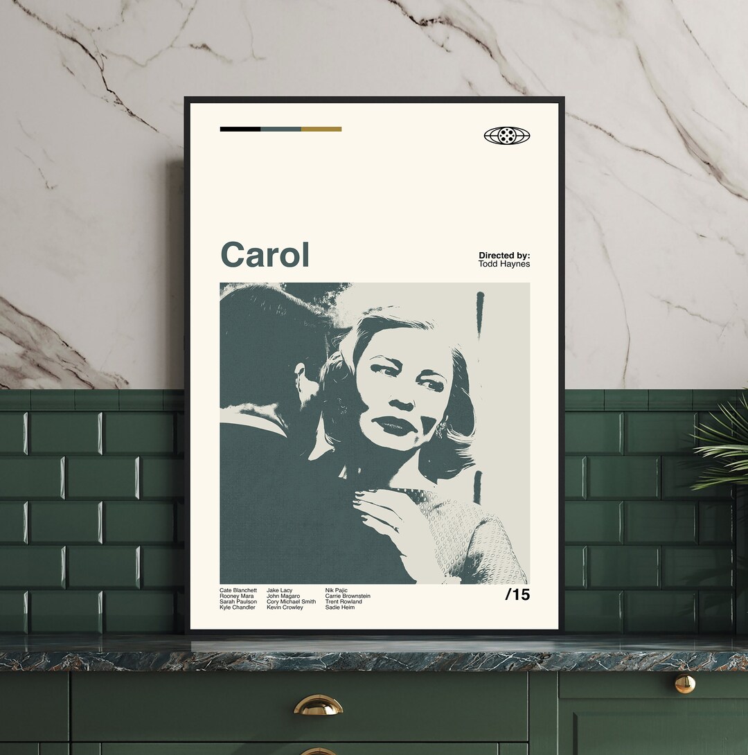 Carol Movie Poster, Carol Vintage, Todd Haynes, Modern Vintage, Movie ...