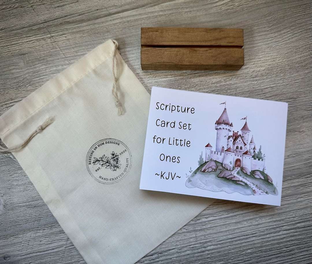 Scripture Verse Cards for Little Ones, Princess Scripture Cards ...