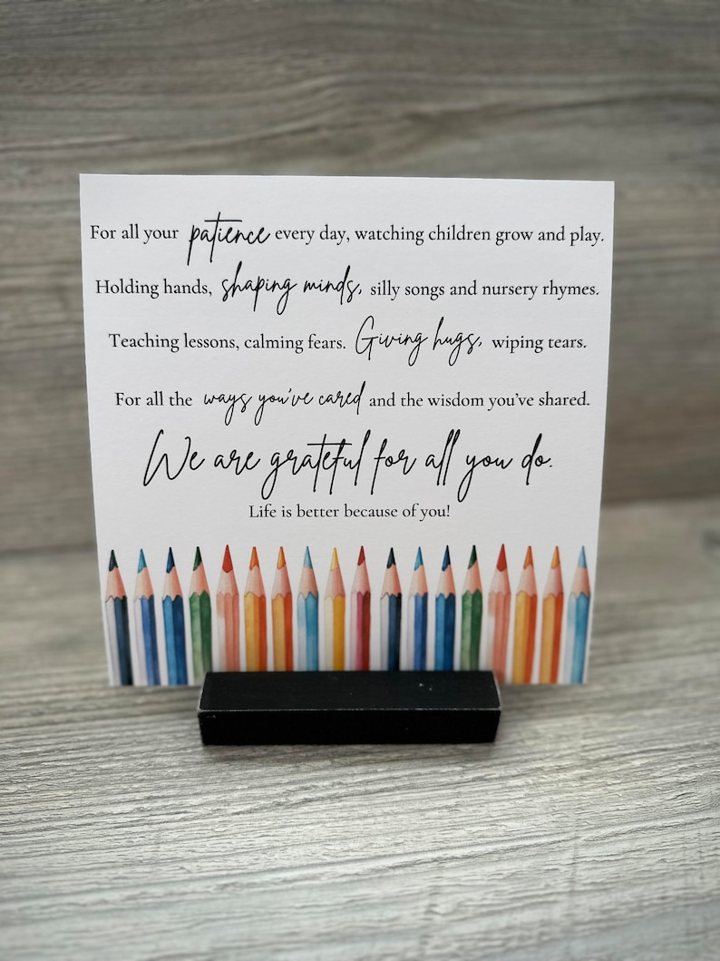 Teacher Gift, Sunday School Teacher Gift, Christmas Gift for Teacher ...