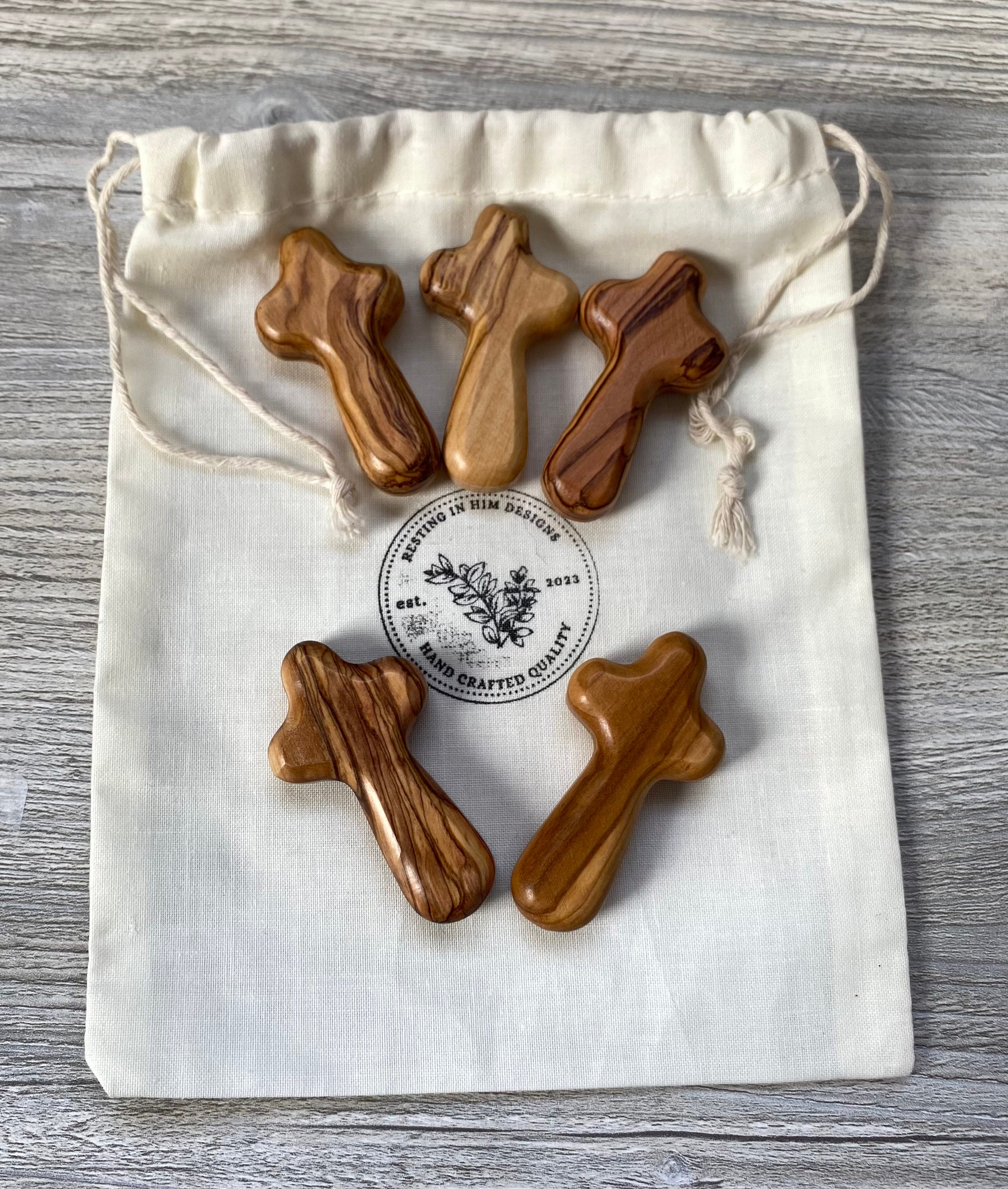 Olive Wood Comfort Cross Gift of Encouragement Gift of - Etsy