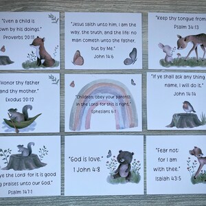 Scripture Verse Cards for Little Ones, ABC Scripture Cards, Scripture ...