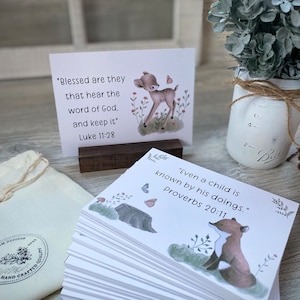 Scripture Verse Cards for Little Ones, ABC Scripture Cards, Scripture ...