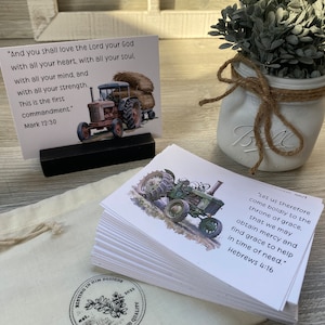 Scripture Verse Cards for Kids W/ Holder, 52 Week Scripture ...