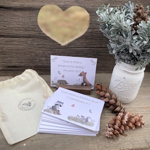 Scripture Verse Cards for Little Ones, ABC Scripture Cards, Scripture ...