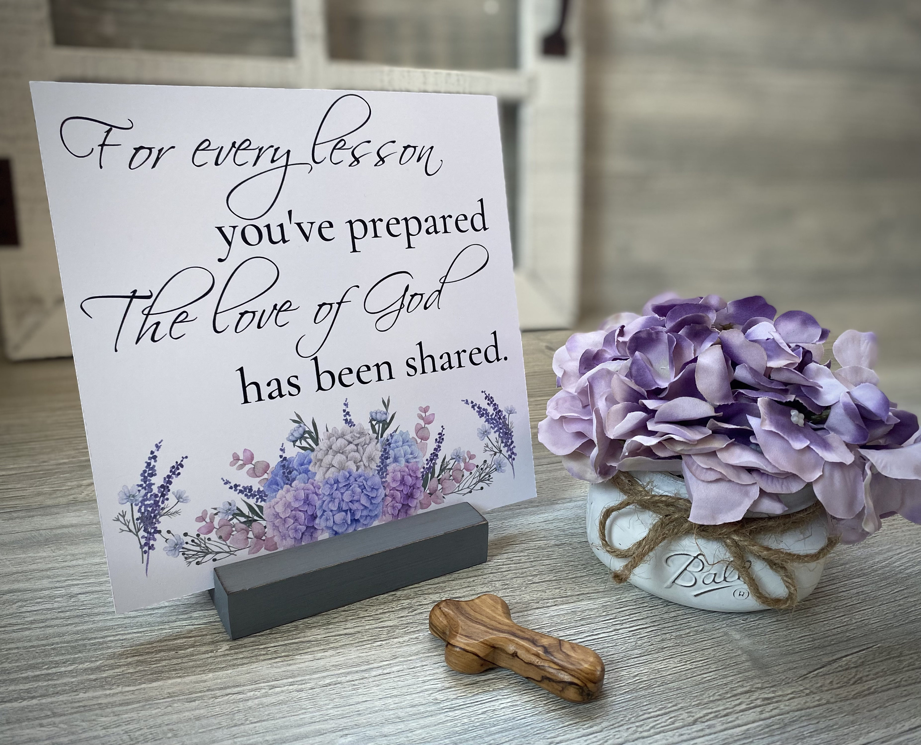 For Every Lesson You've Prepared the Love of God Has Been - Etsy