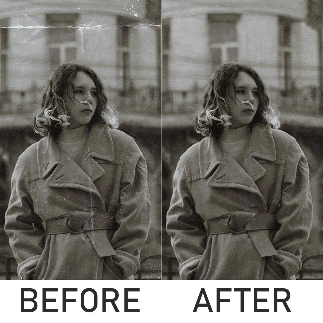 Photo Editing Restoring Old Photo - Etsy