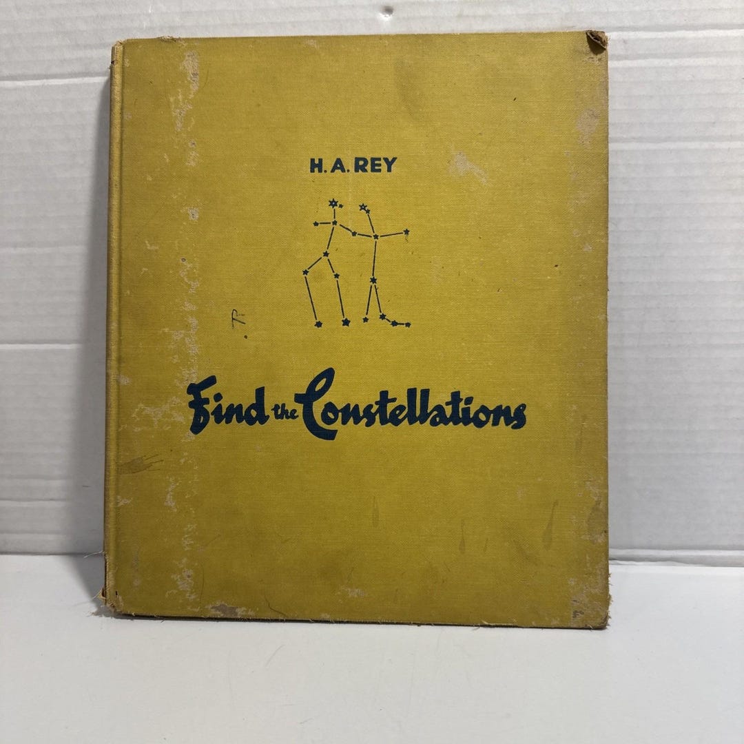 H.A. Rey Find the Constellations 1962 Stars Third Printing - Etsy