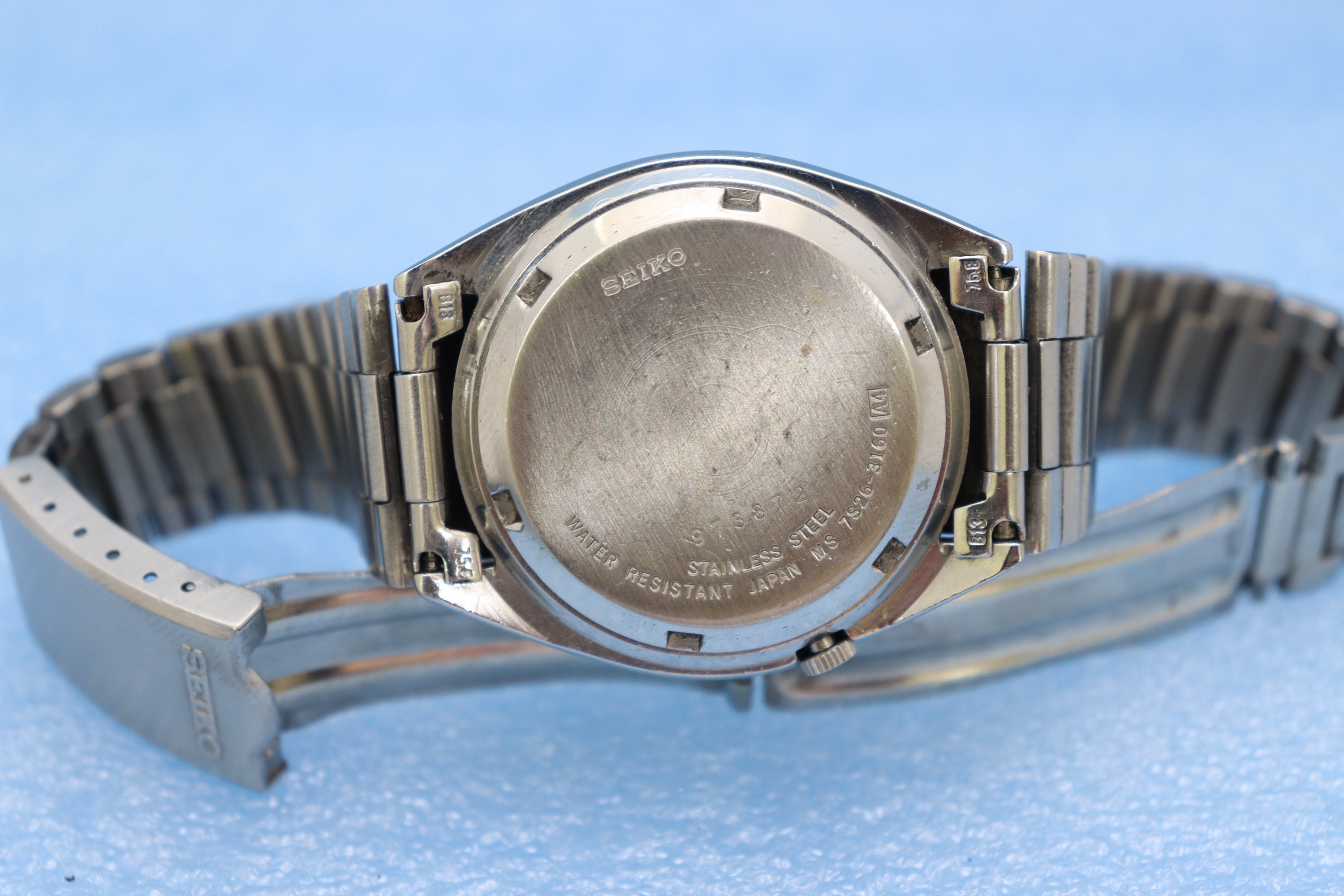 Vintage Seiko 5 Automatic Day Date Movement No. 7S36A Japan Made Men's ...