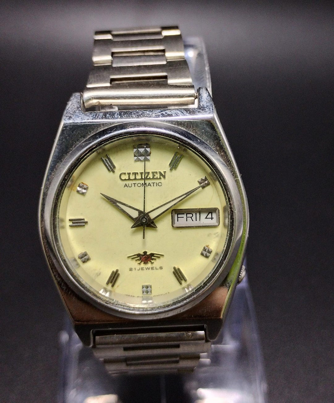 Vintage Citizen Automatic Day Date Movement No. 8200A Japan Made Men's ...