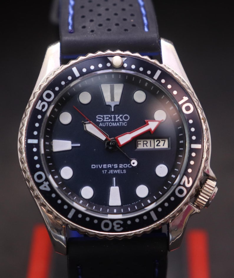 Vintage Seiko Diver's Style Automatic Day Date Movement No. 6309A Japan ...