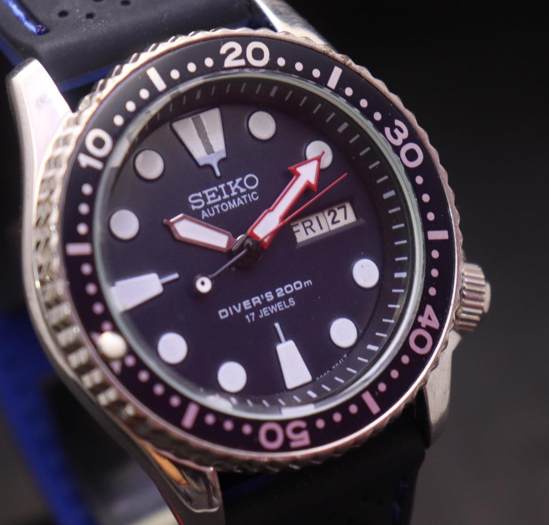 Vintage Seiko Diver's Style Automatic Day Date Movement No. 6309A Japan ...