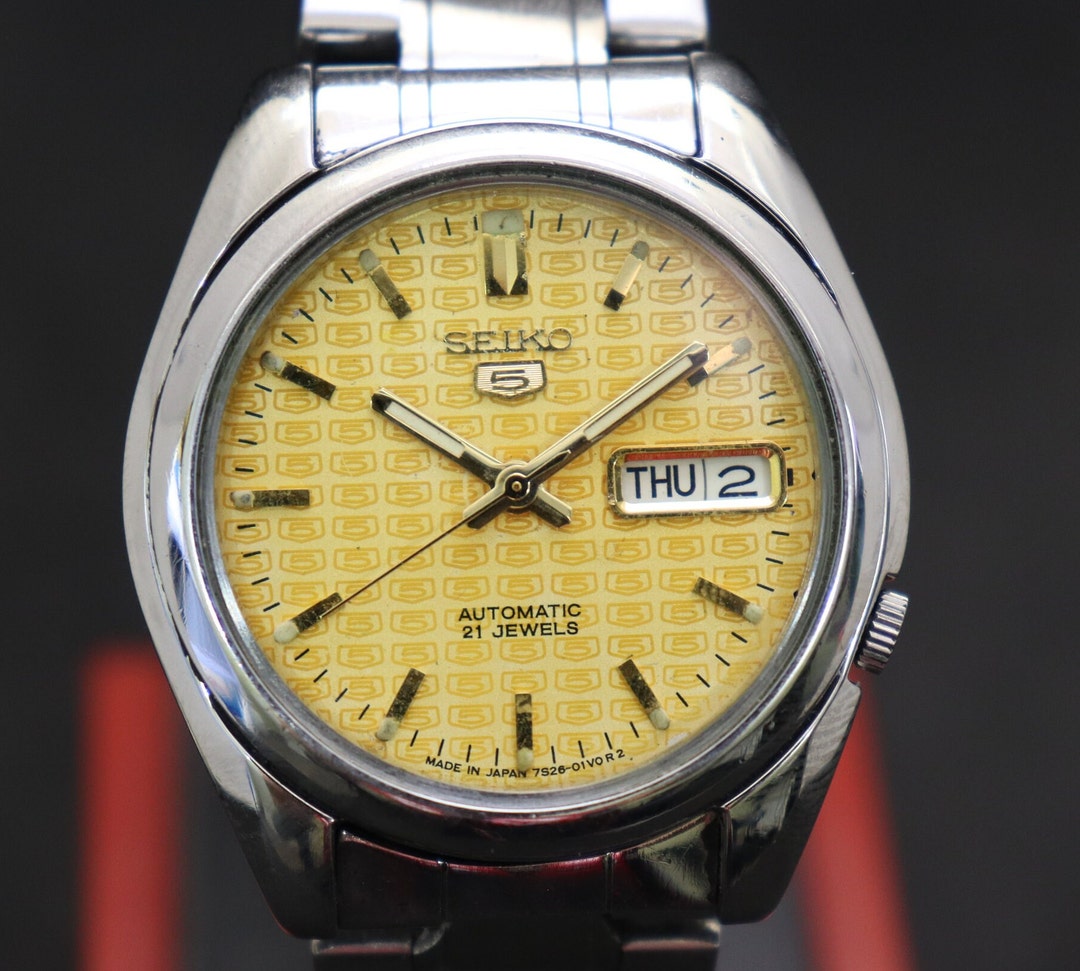 Vintage Seiko 5 Automatic Movement No. 7s26a Japan Made - Etsy