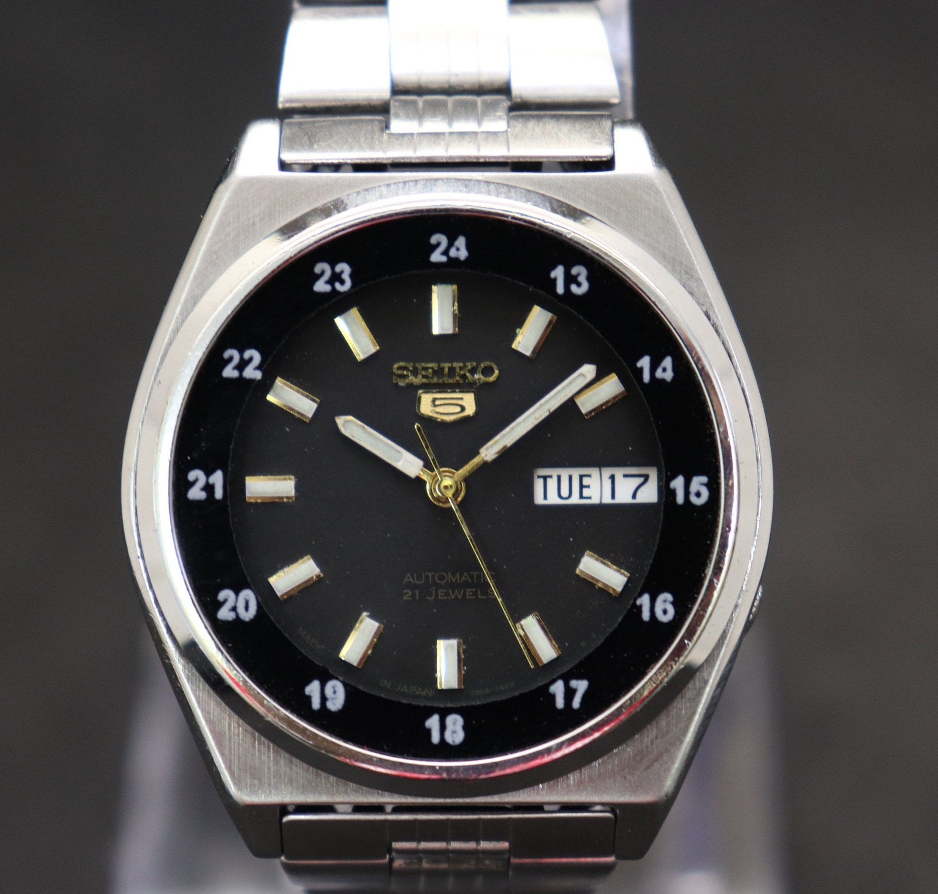 Vintage Seiko 5 Automatic Movement No. 7s26a Japan Made Men's Watch. - Etsy