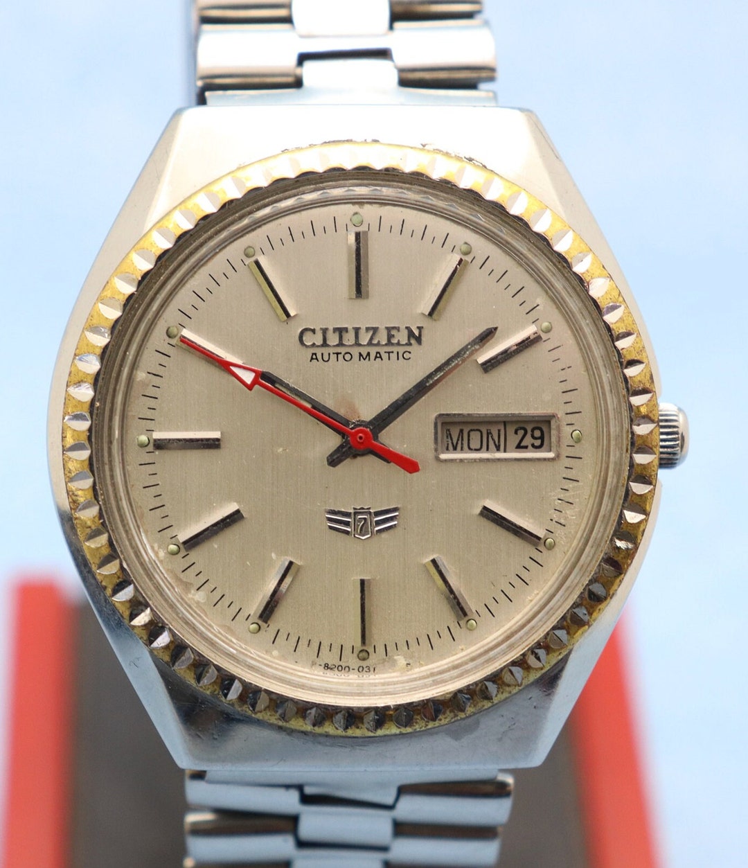 Vintage Citizen Automatic Day Date Movement No. 8280A Japan Made Men's ...