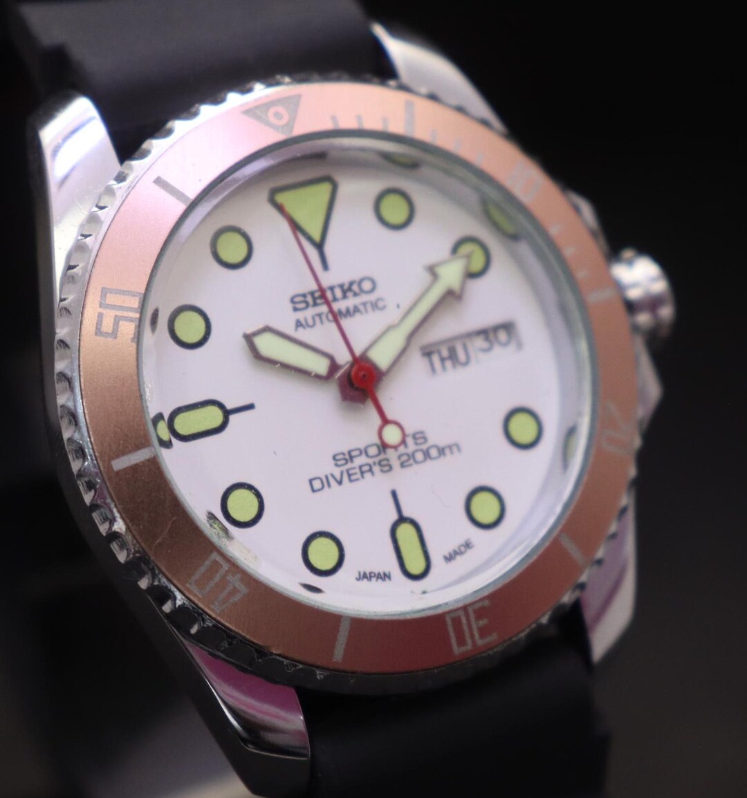 Vintage Seiko Diver's Style Automatic Day Date Movement No. 7s26a Japan ...