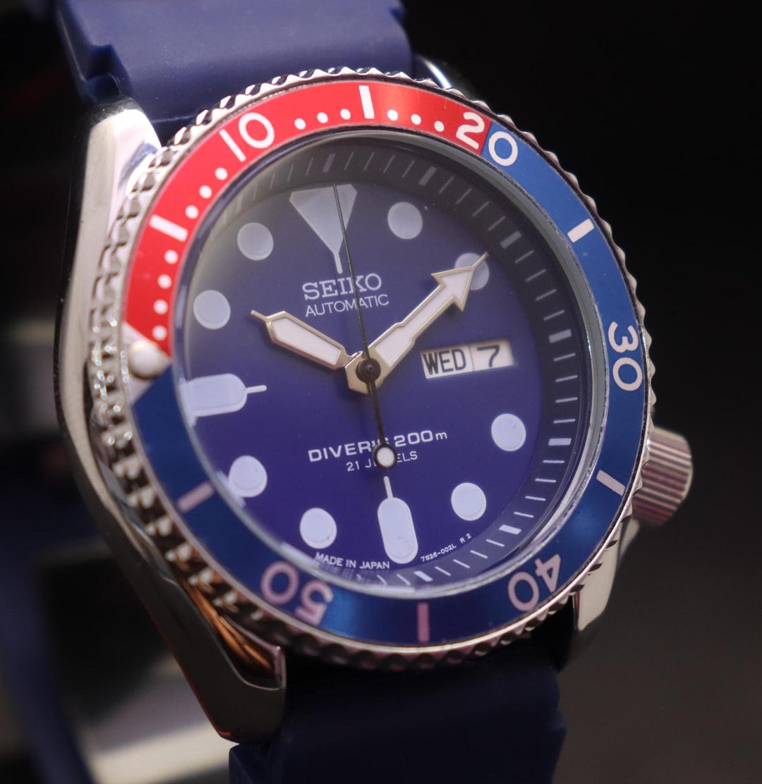 Vintage Seiko Diver's Style Automatic Day Date Movement No. 7s26a Japan ...