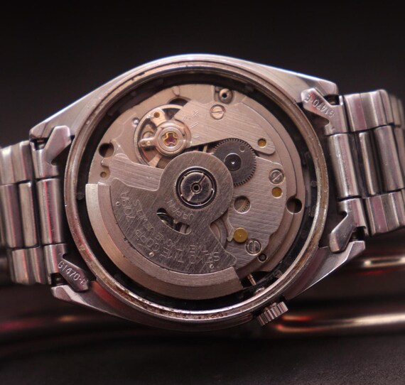 vintage Seiko 5 automatic day date movement no. 7019A… - Gem