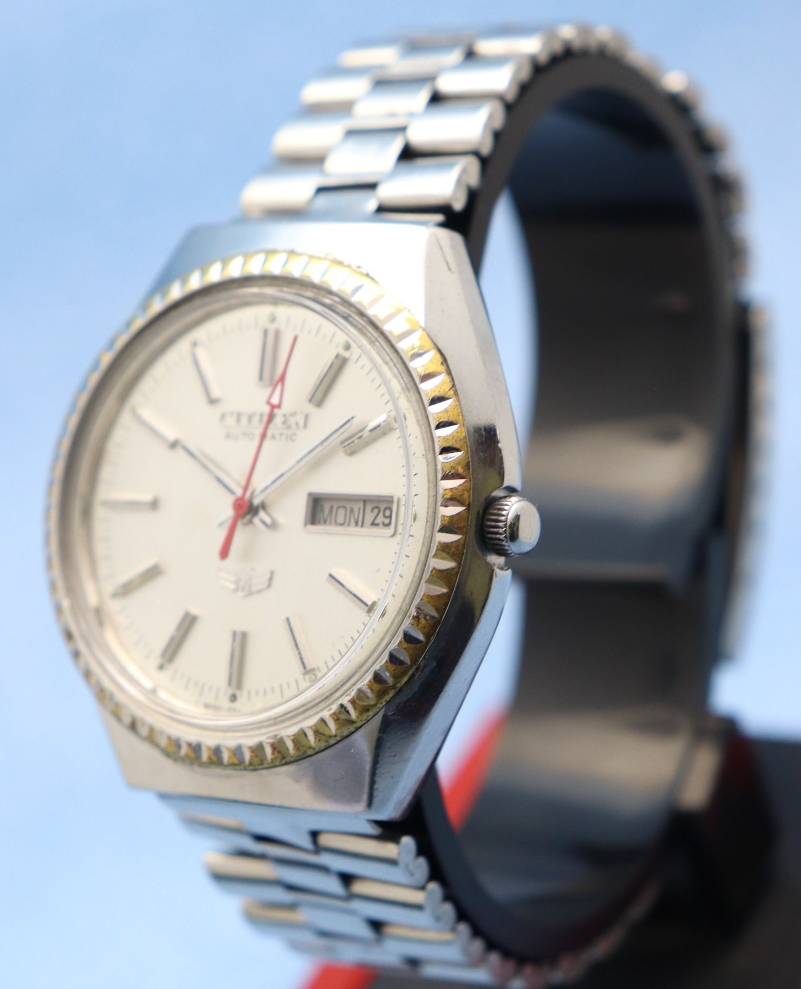 Vintage Citizen Automatic Day Date Movement No. 8280A Japan Made Men's ...