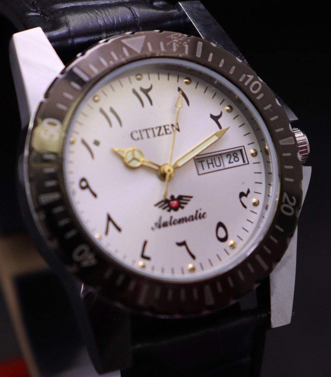 Vintage Citizen Automatic Day Date Movement No. 8200A Japan Made Men's ...