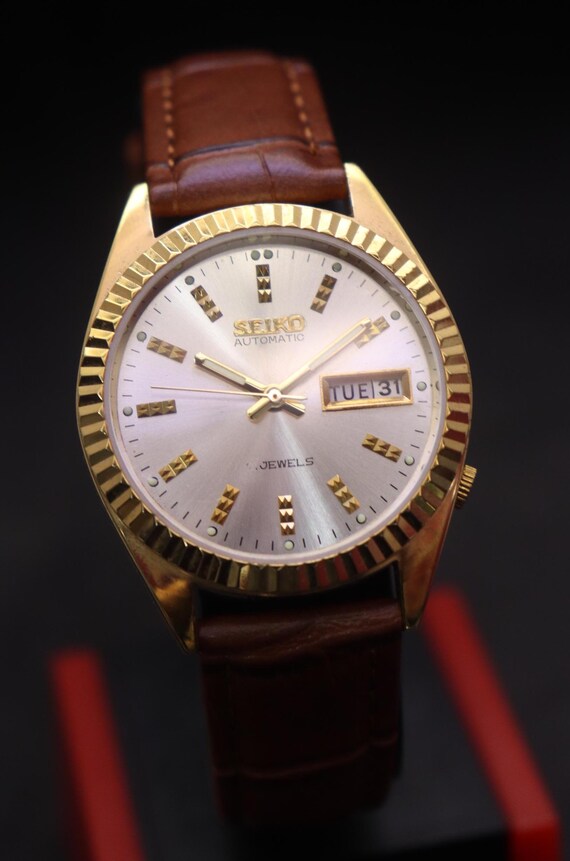vintage Seiko 5 automatic day date movement no. 6309A… - Gem