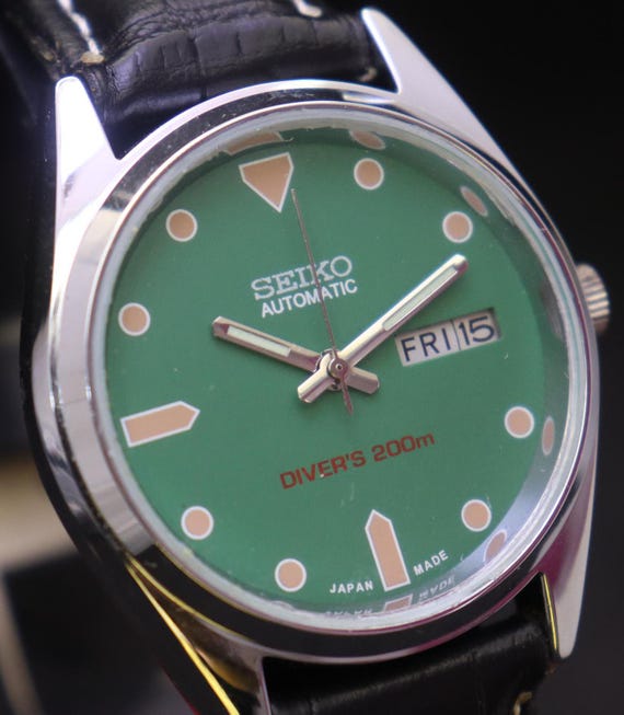 vintage Seiko 5 automatic day date movement no. 6309A… - Gem
