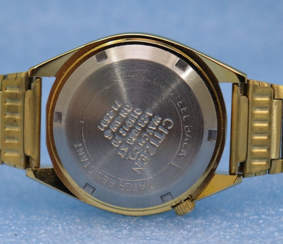 vintage citizen automatic day date movement 8200A Jap… - Gem