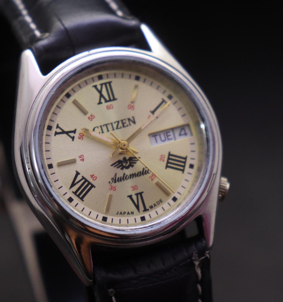 Vintage Citizen Automatic Day Date Movement No. 8200A Japan Made Men's ...