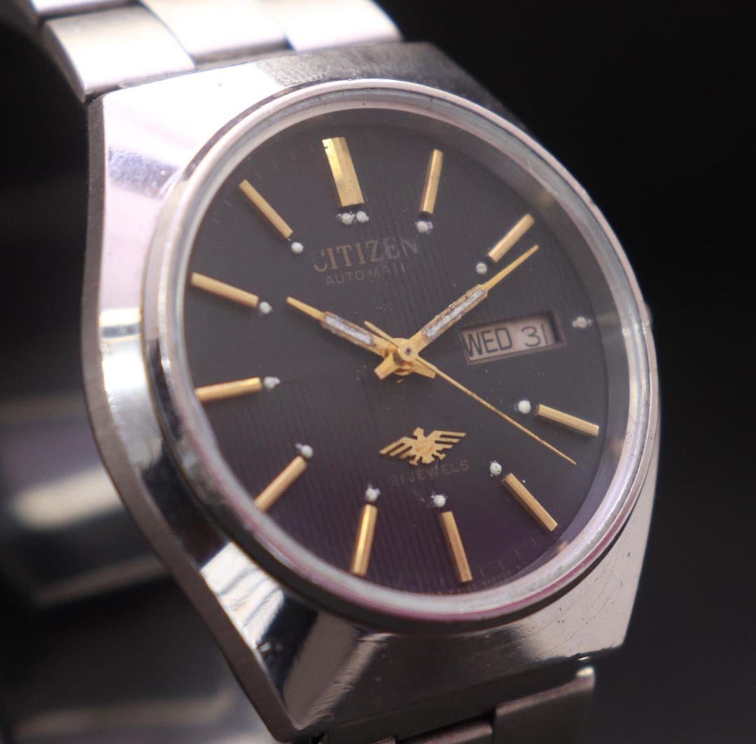 Vintage Citizen Automatic Day Date Movement No. 8200A Japan Made Men's ...