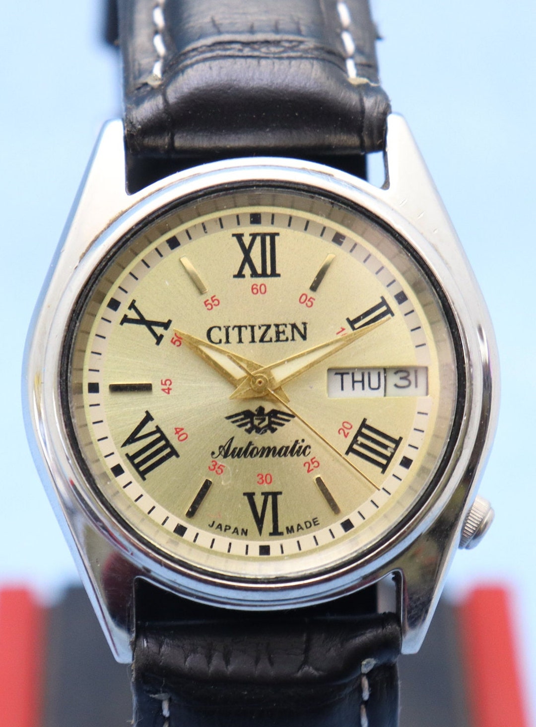 Vintage Citizen Day Date Automatic Movement No. 8200A Japan Made Men's ...