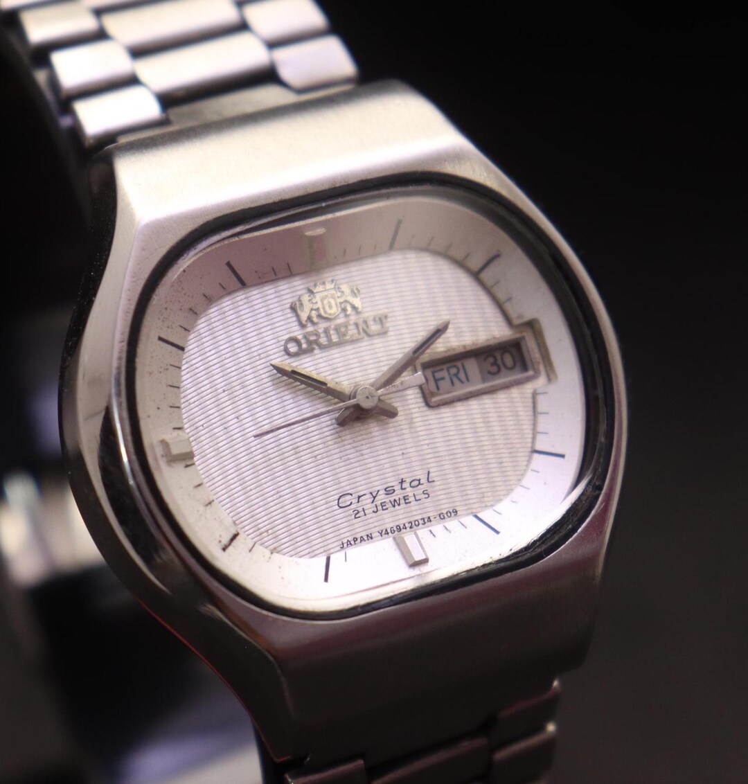 Vintage Orient Automatic Day Date Movement No. 46941 Japan Made Men's ...