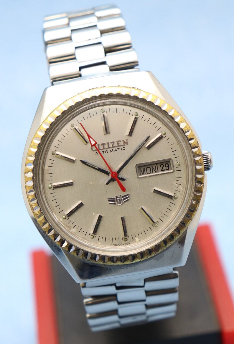 Vintage Citizen Automatic Day Date Movement No. 8280A Japan Made Men's ...