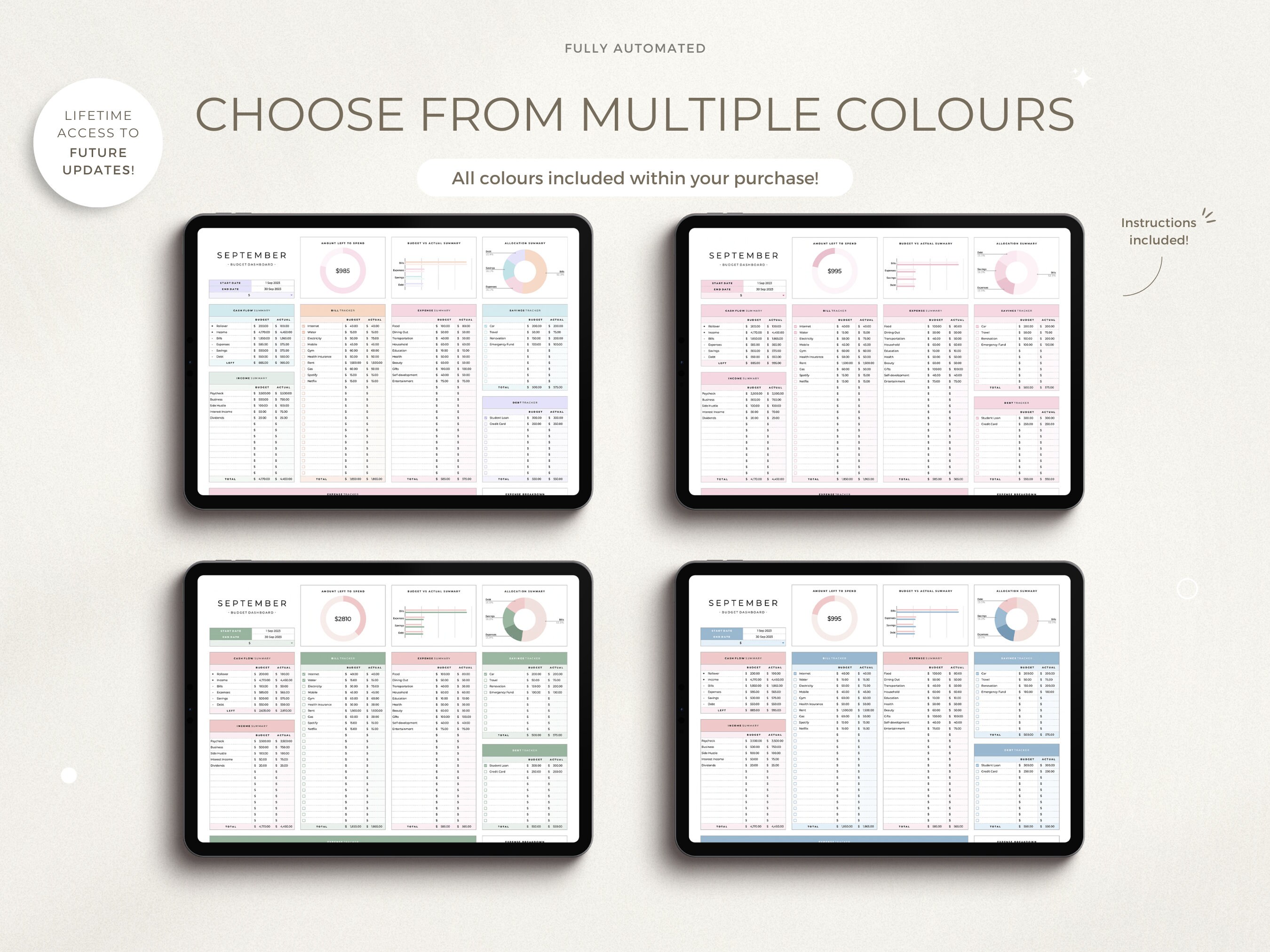 Excel Budget Planner Google Sheets Monthly Budget Spreadsheet Paycheck ...