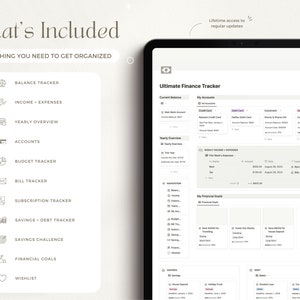 Notion Template Personal Finance Tracker Budget Tracker Income Expense ...