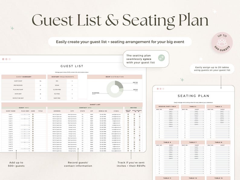 Event Planner Spreadsheet Google Sheets Party Planning Template Budget ...