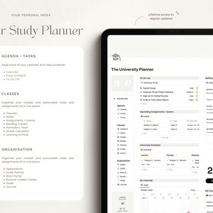 Notion University Template Academic Notion Template Student Notion ...