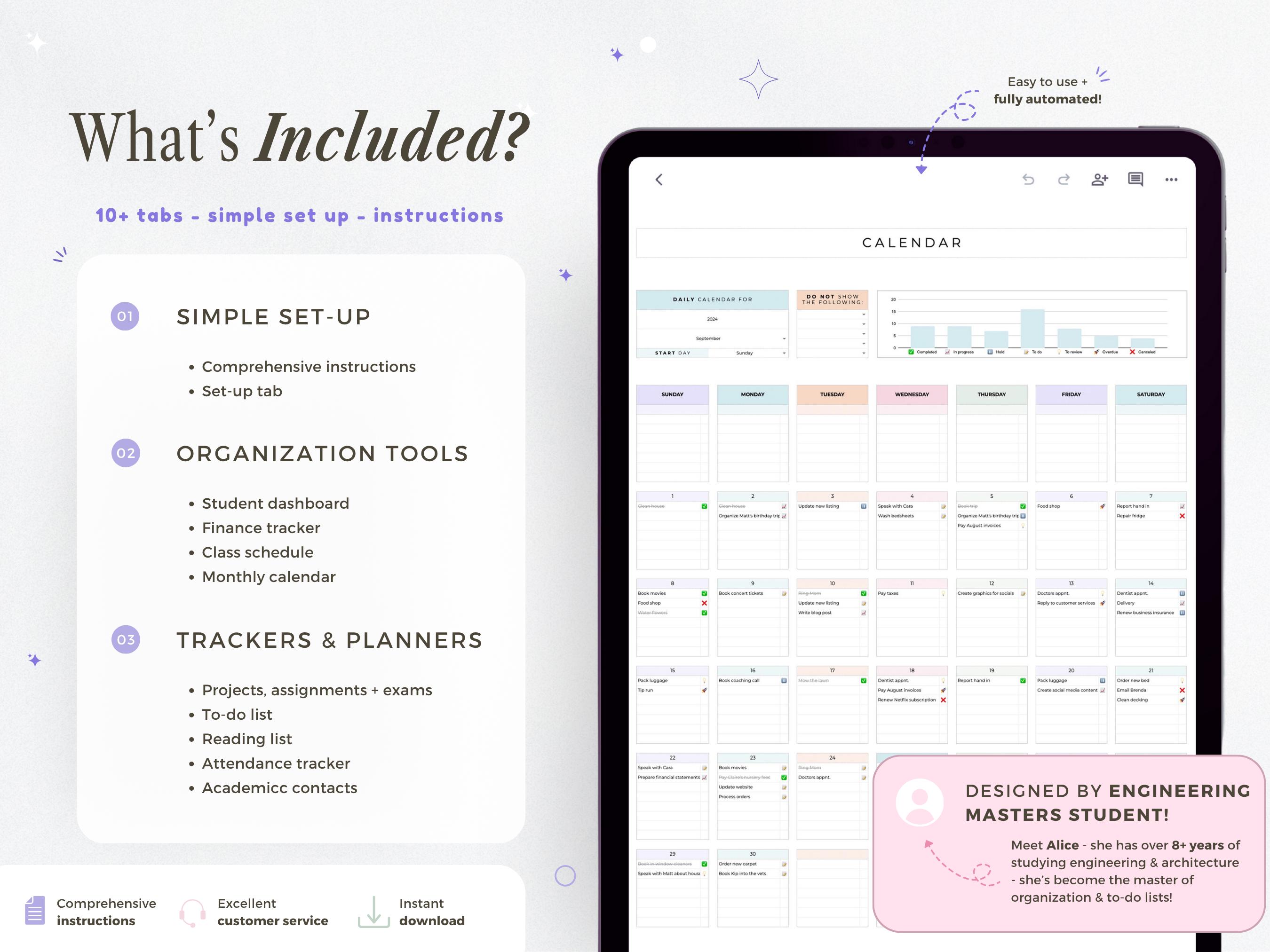 University Planner Spreadsheet Student Template Google Sheets Student ...