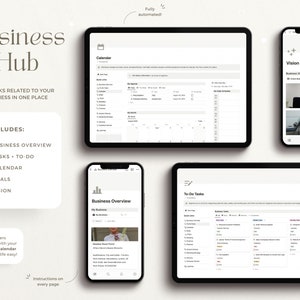 Notion Template Business Planner CRM Notion Business Dashboard Notion ...