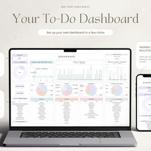 To Do List Template Task Planner Spreadsheet Google Sheets Daily Weekly ...