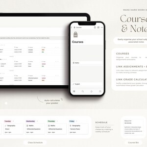 Notion University Template Academic Notion Template Student Notion ...